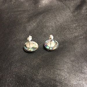 Jewelry | Simple Round Abalone Shell Stud Earrings | Poshmark